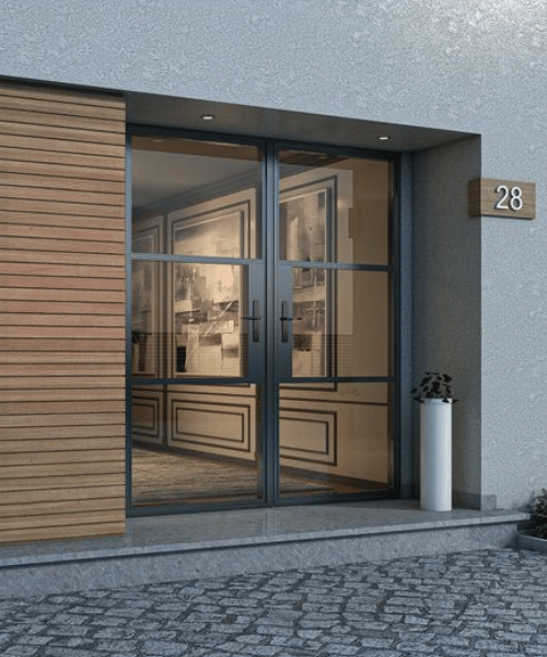 Entryway Design Ideas with a Double Front Door